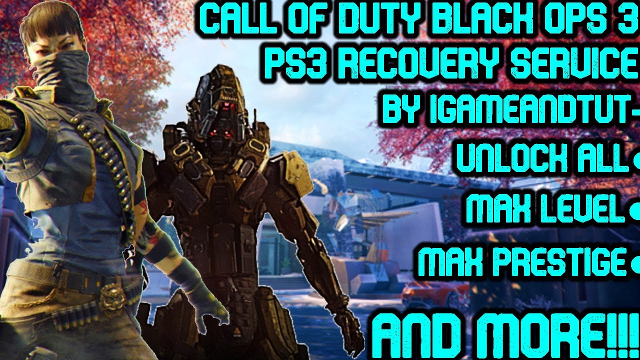 Call Of Duty Black Ops 3(BO3) Multiplayer/Zombies Recovery Modded ...