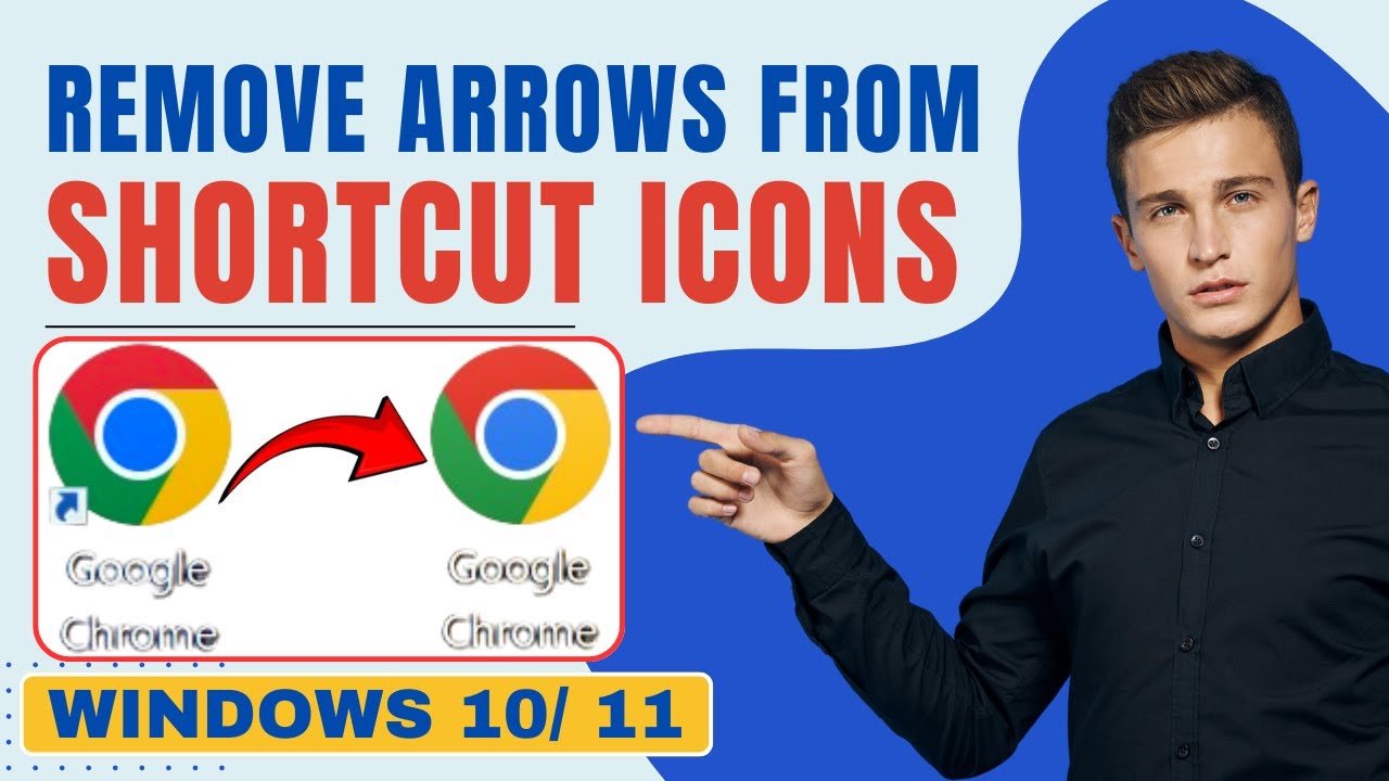 Remove Arrows From Shortcut Icons || Remove Tick | Windows 10 & 11 ...