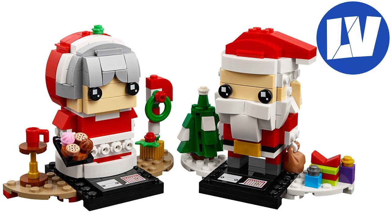 LEGO Santa Claus & Mrs Claus BrickHeadz Set Images For Winter 2018 ...