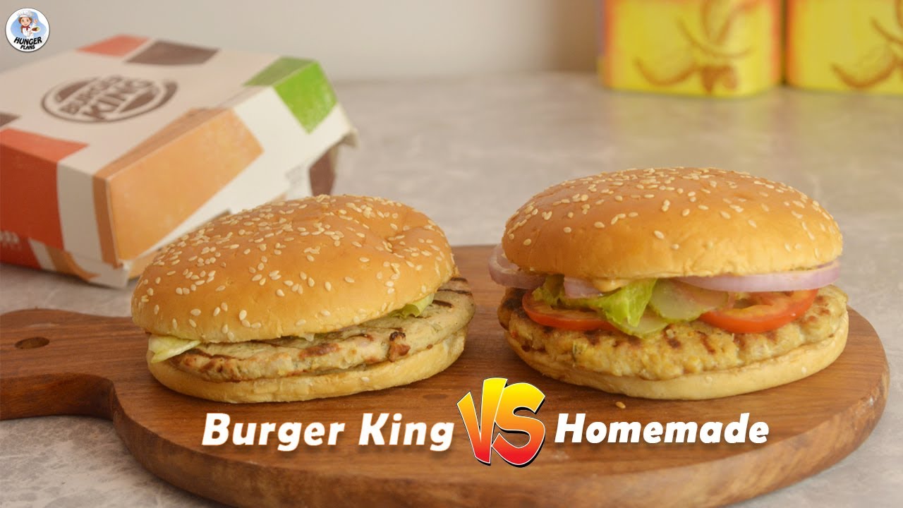 Burger King Vs Homemade Food | Recreating Famous Fast Food Recipes at ...