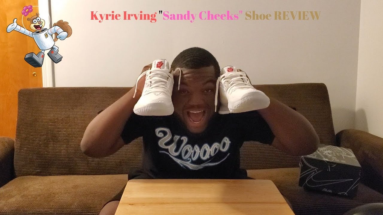 Kyrie Irving "Sandy Cheeks" Shoe REVIEW!! - YouTube