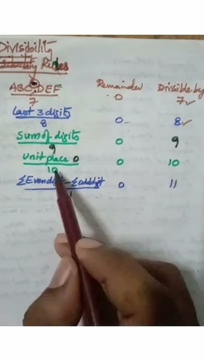 Divisibility Rules2#shorts #youtubeshorts @AyaansEasyMath - YouTube