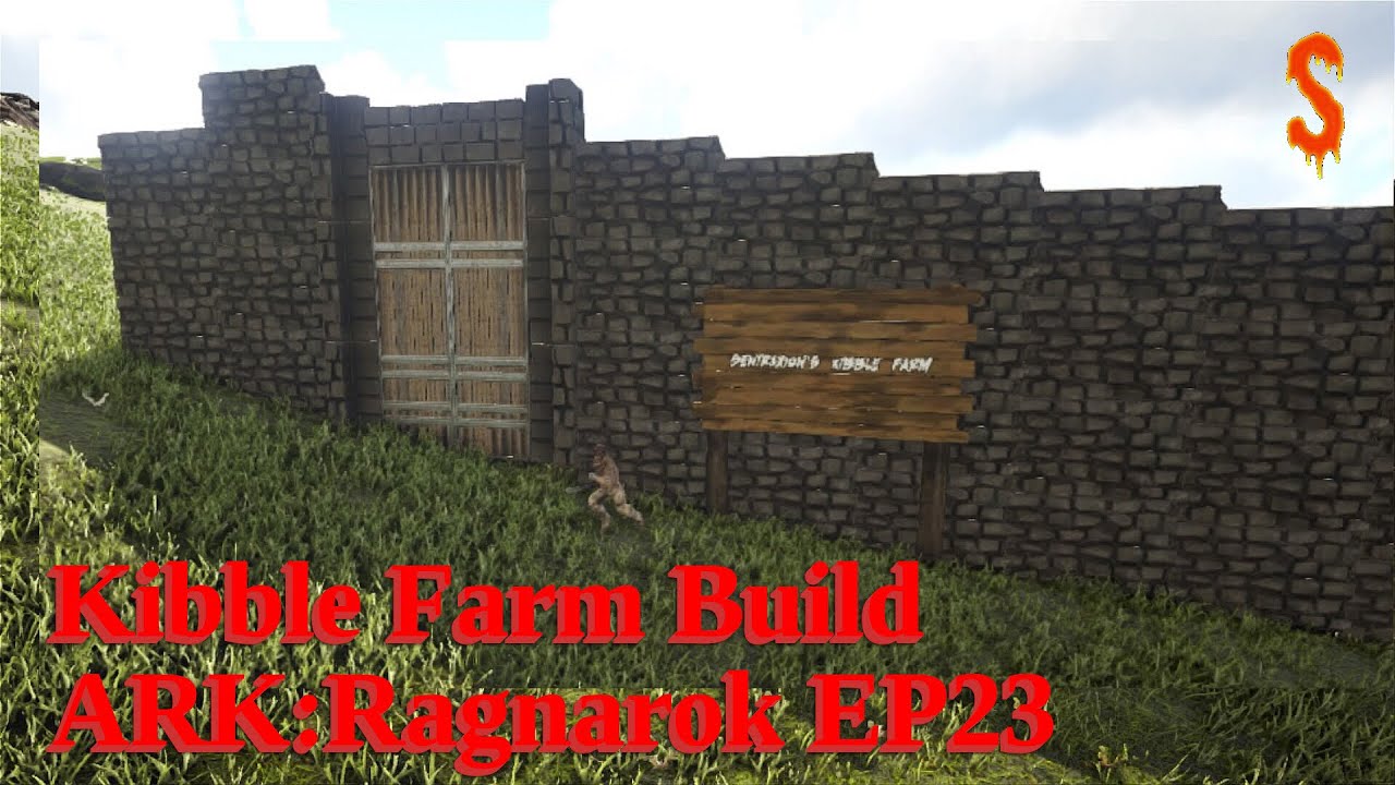 Kibble Farm Build! ARK Ragnarok EP23 - YouTube