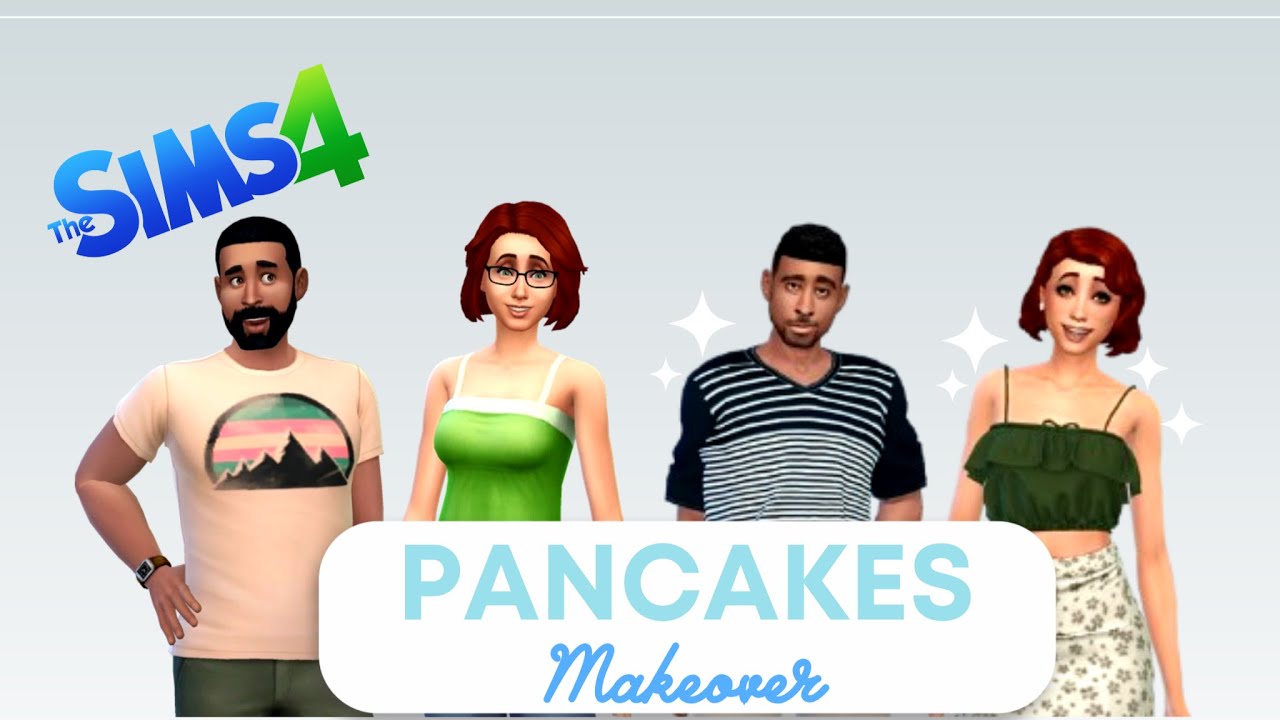 Bob And Eliza Pancakes Townie Makeover The Sims 4 Youtube
