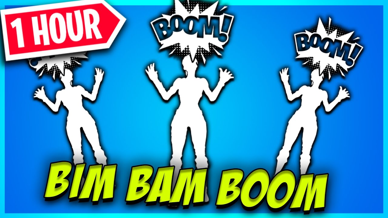 FORTNITE BIM BAM BOOM EMOTE (1 HOUR) - YouTube