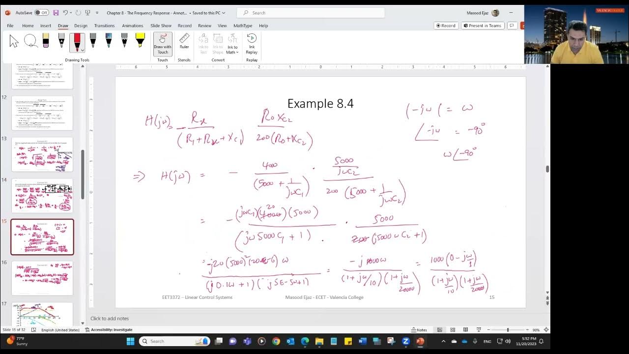 Linear Control Systems - Chapter 8 - Frequency Response Methods - Part II - YouTube