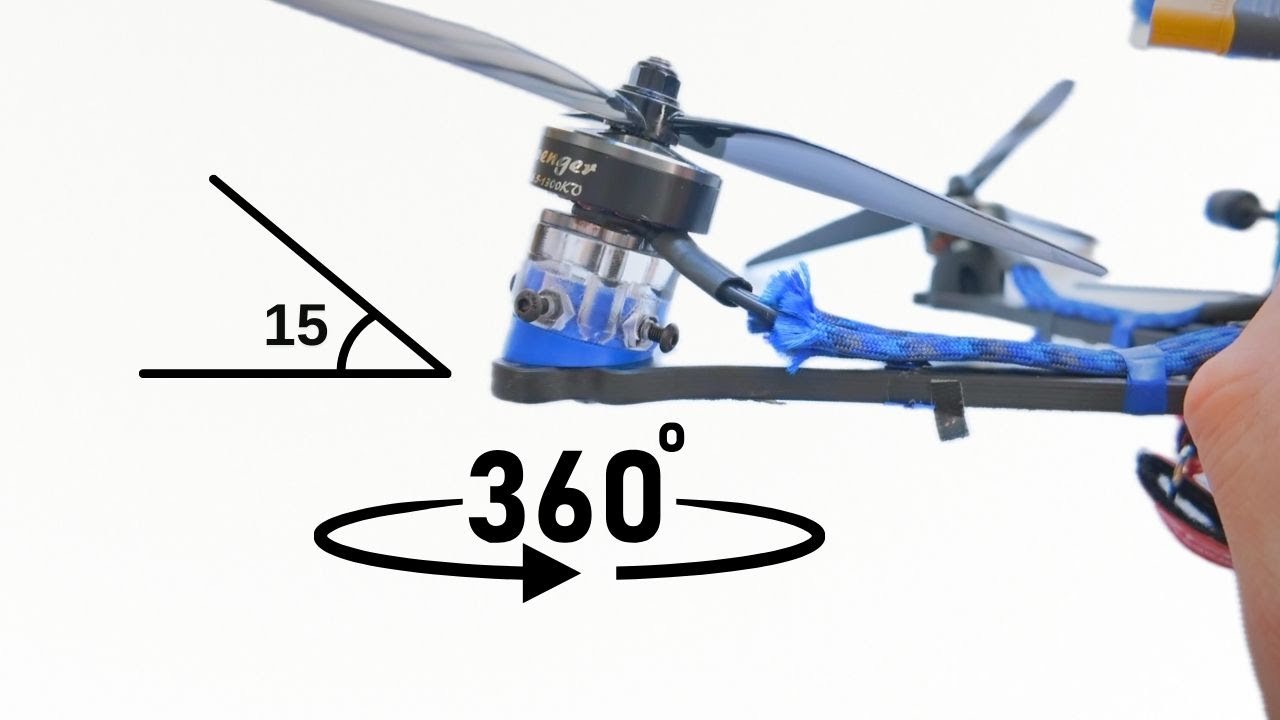 Tilt Your Drone Motors and Point Them Where You Want // 3D Printed ...