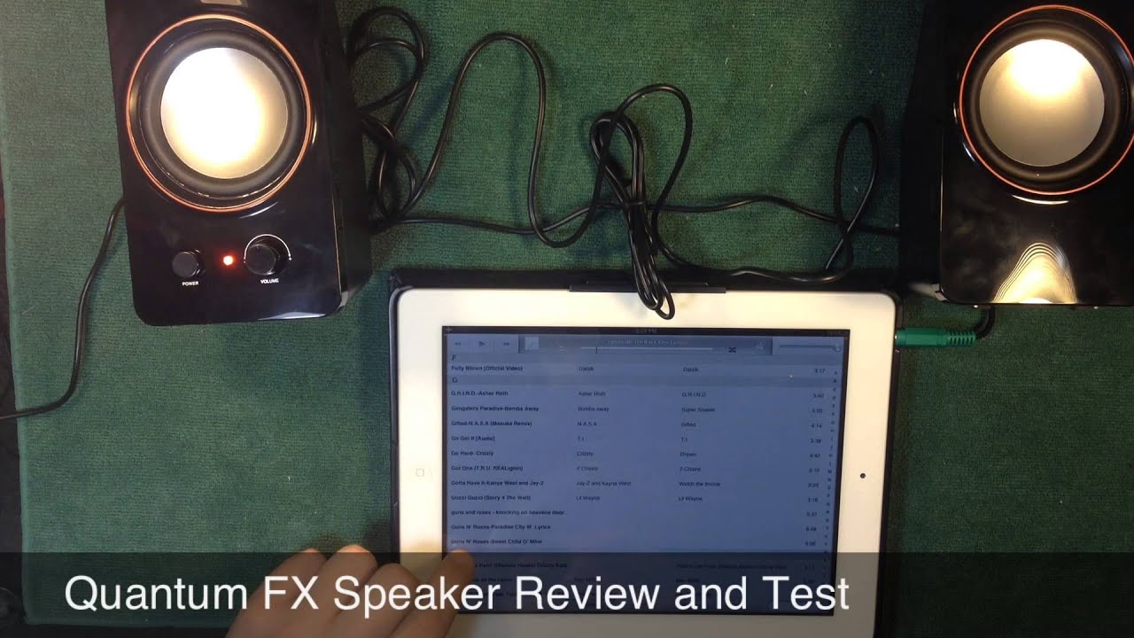 Quantum FX Speakers Review - YouTube