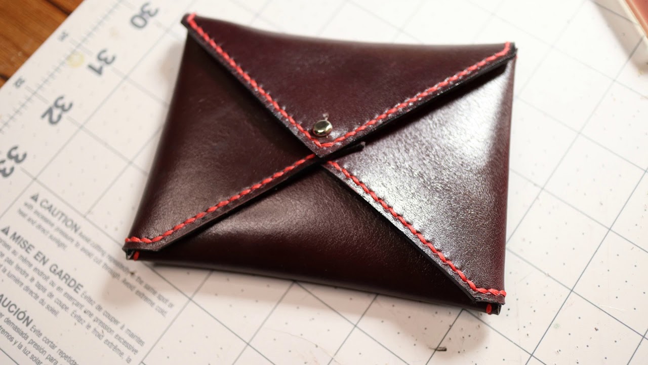 Leather Gift Card Envelope - YouTube