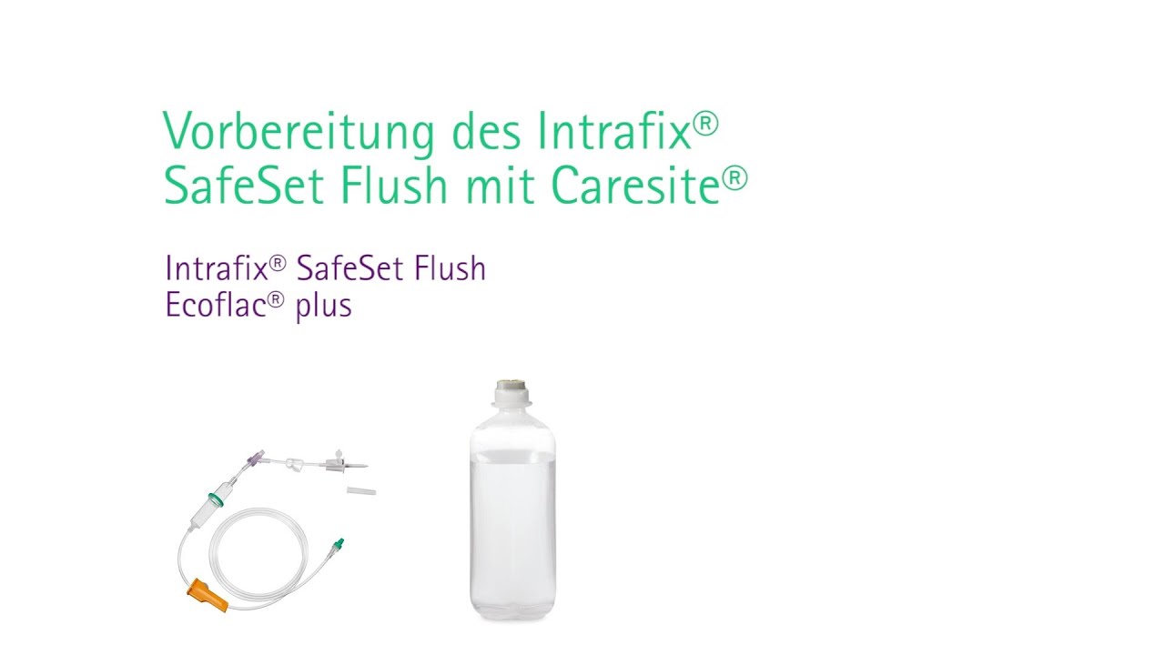 Anwendungsfilm Intrafix® SafeSet Flush - YouTube