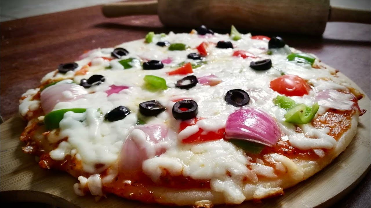 10 Minutes PIZZA | NO OVEN,NO YEAST, NO BAKING POWDER PIZZA | Lockdown ...