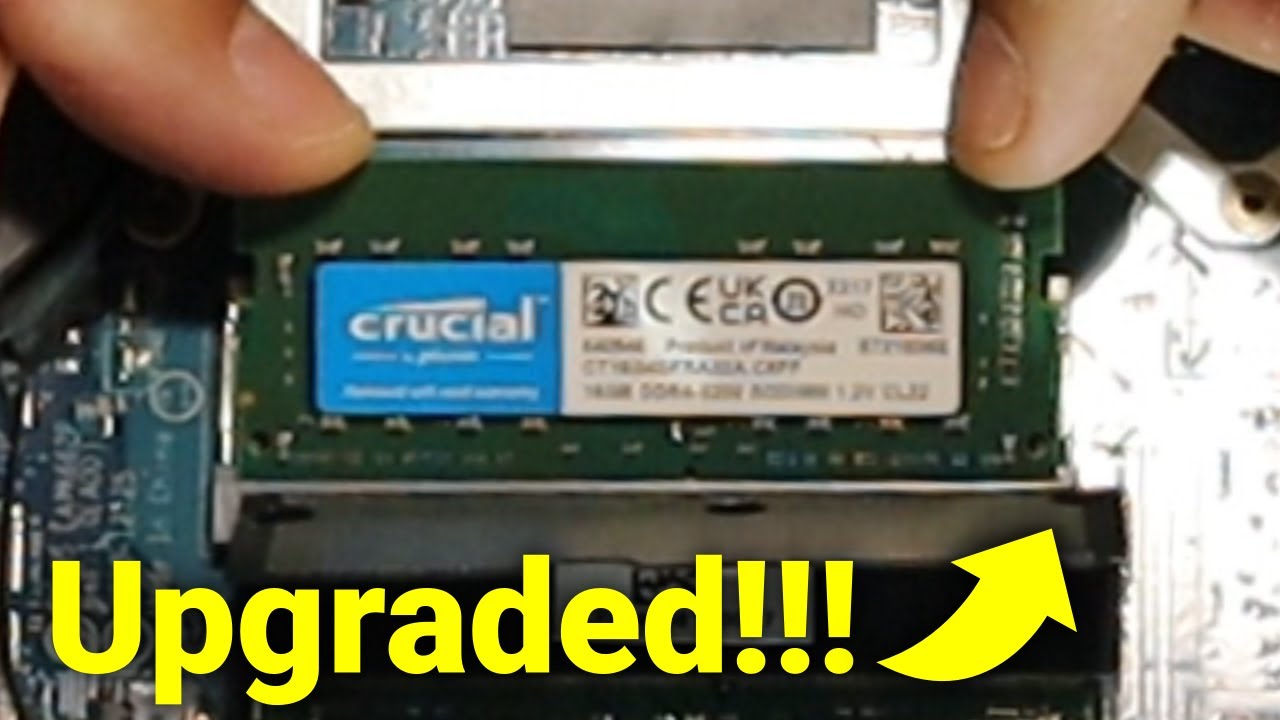 Dell G15 Laptop Memory Upgrade - Crucial CT16G4SFRA32A - YouTube