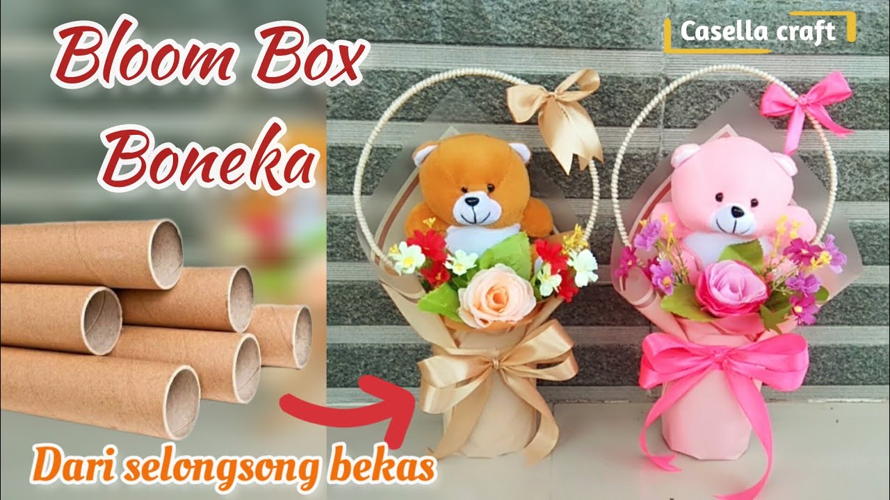 CARA MEMBUAT BLOOM BOX BONEKA || DIY BLOOM BOX DOLLS - YouTube