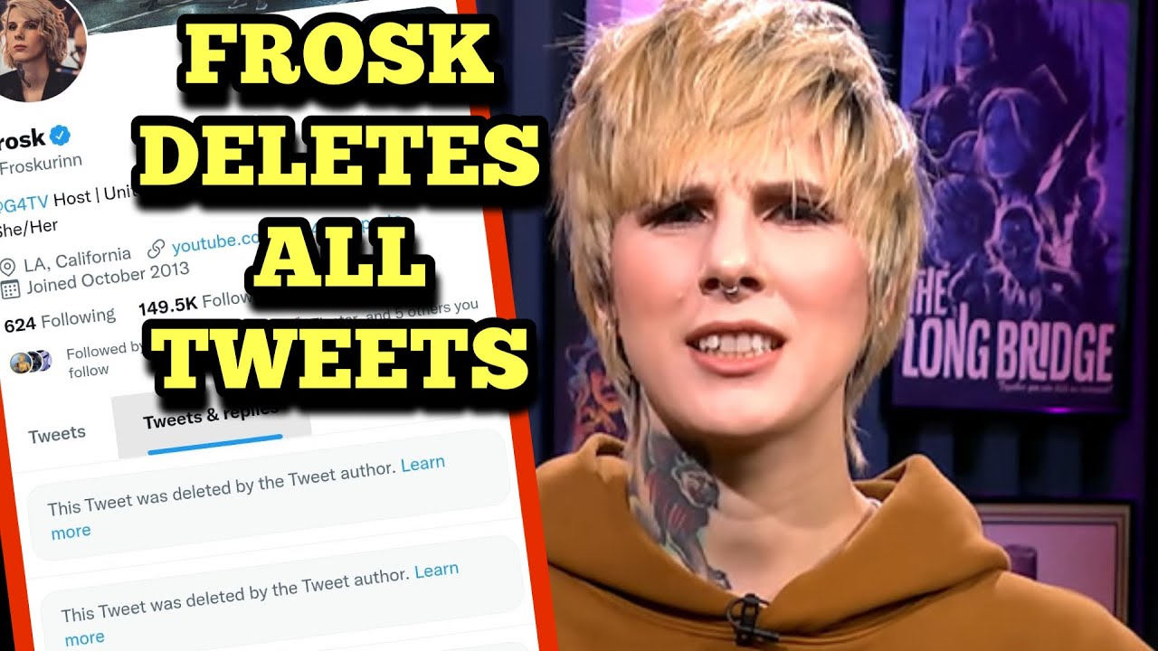 G4TV Frosk Deletes ALL Tweets After Calling Out Youtubers - YouTube