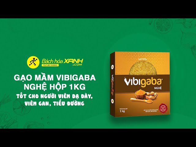 Mua Gạo mầm Vibigaba nghệ hộp 1kg giá tốt tại Bách hoá XANH