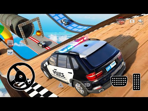 Prado Polis Araba Oyunu Mega Rampa Dublörler 3D   Android Gameplay FHD