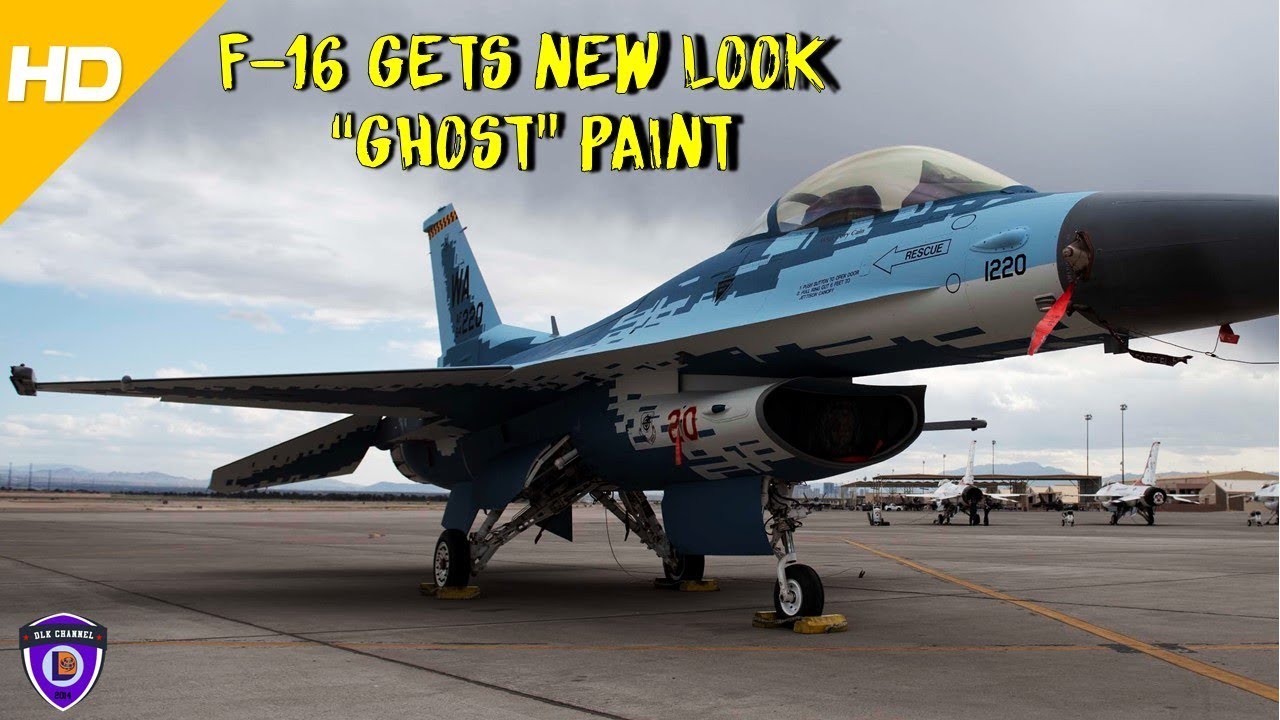 New Paint Scheme for 64th Aggressor F-16 (Ghost Paint) - YouTube