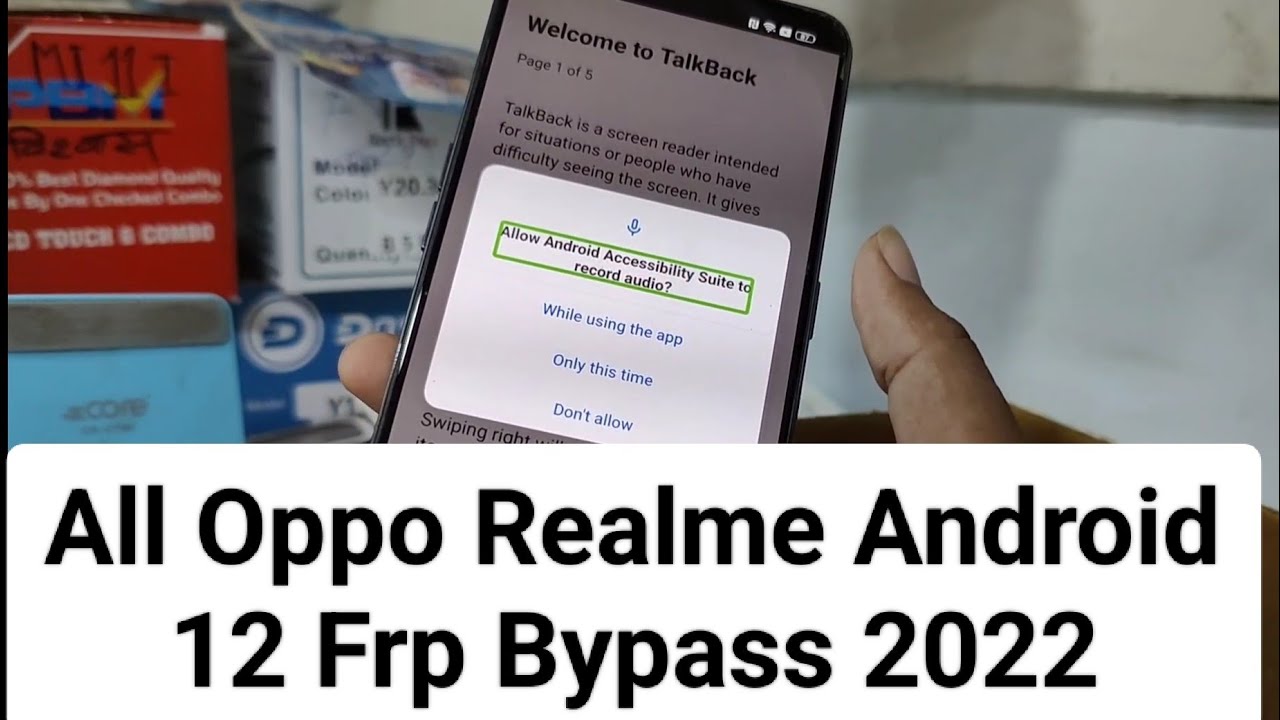 All Oppo,Realme Android 12 Frp Bypass Realme 7 max Frp Bypass - YouTube