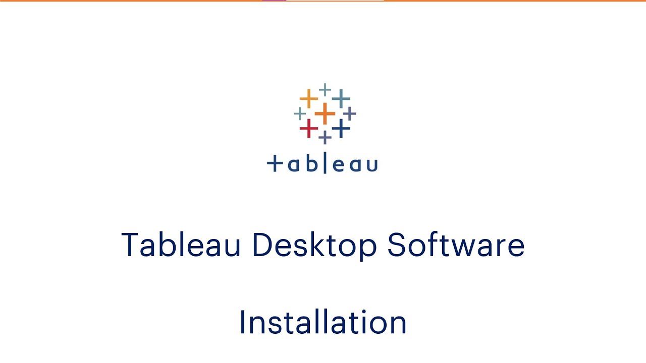 Tableau Desktop Software Installation - YouTube