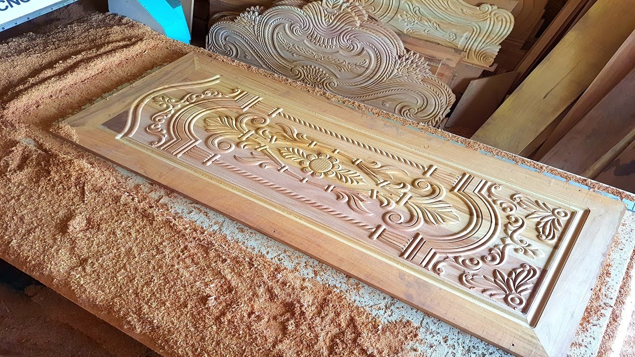 This wooden door design is very smart door design/Smart wooden design ...