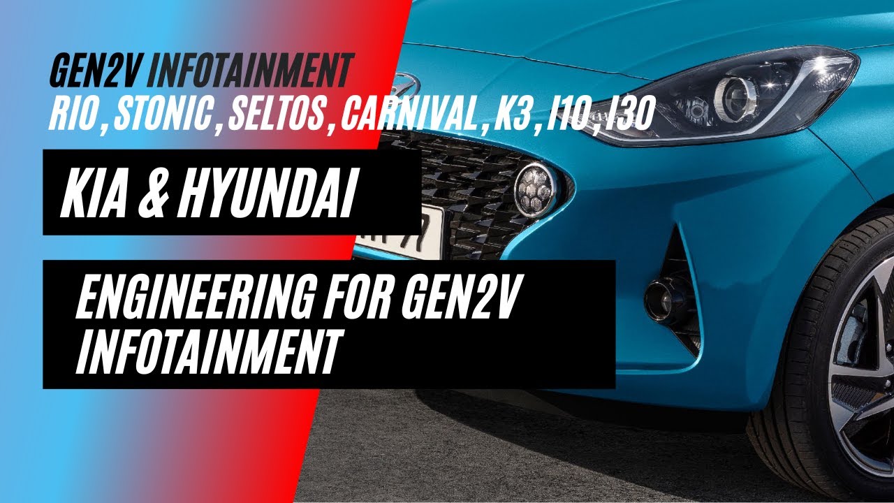 KIA & Hyundai ENGINEERING MODE Gen2V - Europe / USA - Rio, Stonic ...