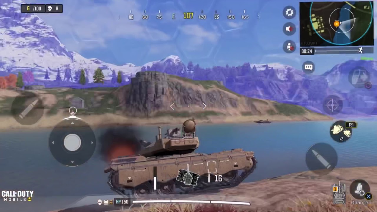 NEW TANK Gameplay In Call Of Duty Mobile Battle royale - YouTube