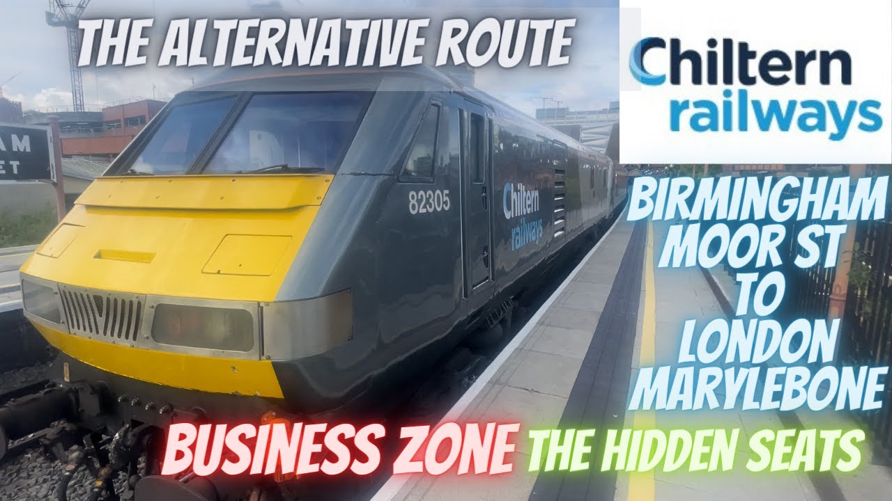 Chiltern’s hidden 1st class seats, Birmingham to London Marylebone ...