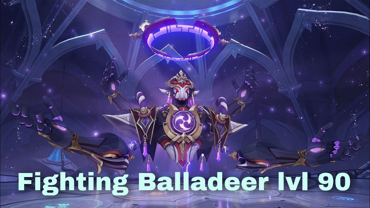 Fighting Balladeer lvl 90 in Genshin Impact - YouTube