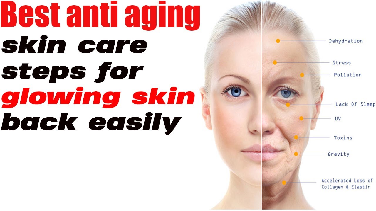 Best anti aging skin care after 40s for glowing skin back || 10 years ...