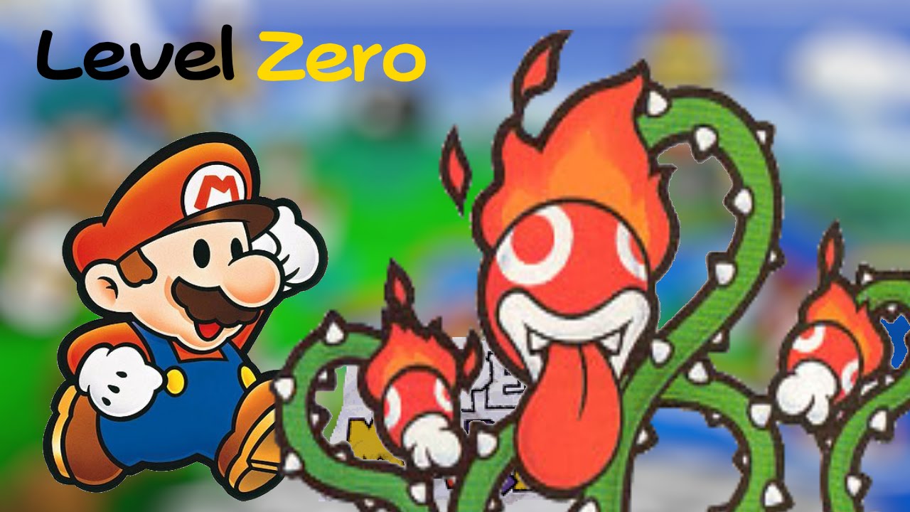 Paper Mario - Lava Pirahna (Level Zero) - YouTube