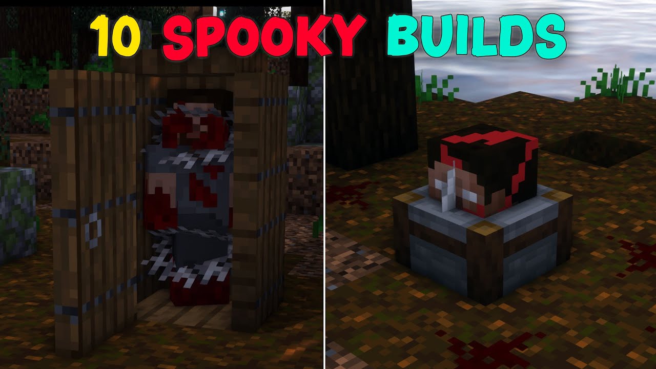 10 Spooky Halloween Builds for Minecraft - YouTube