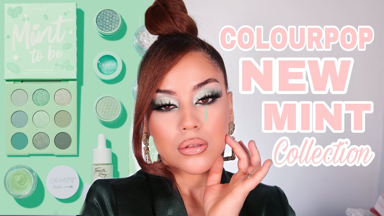 OMG! COLOURPOP MINT TO BE PALETTE REVIEW + COMPARISON - YouTube