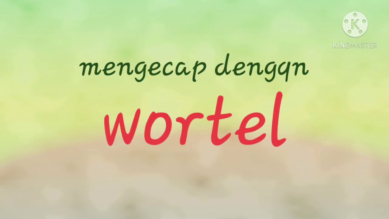 Mengecap dengan wortel - YouTube