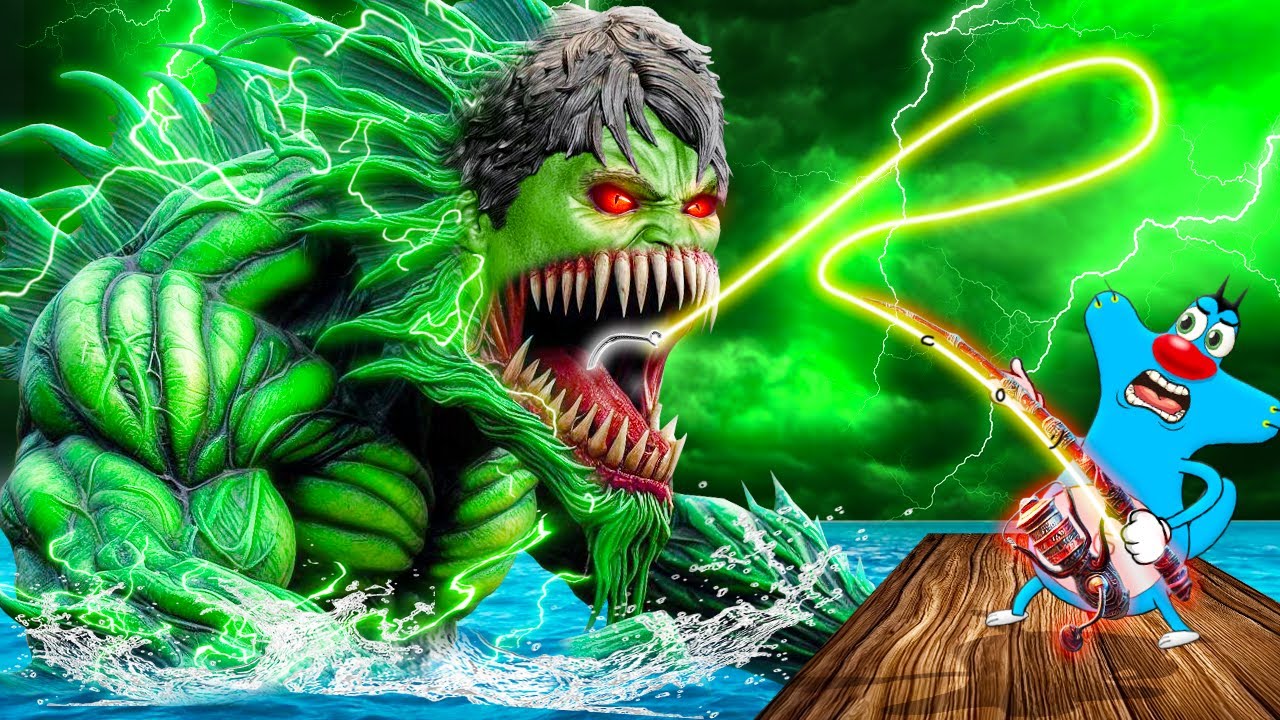 Roblox Oggy Caught A Big Giant Hulk Fish With Jack In Go Fishing - YouTube