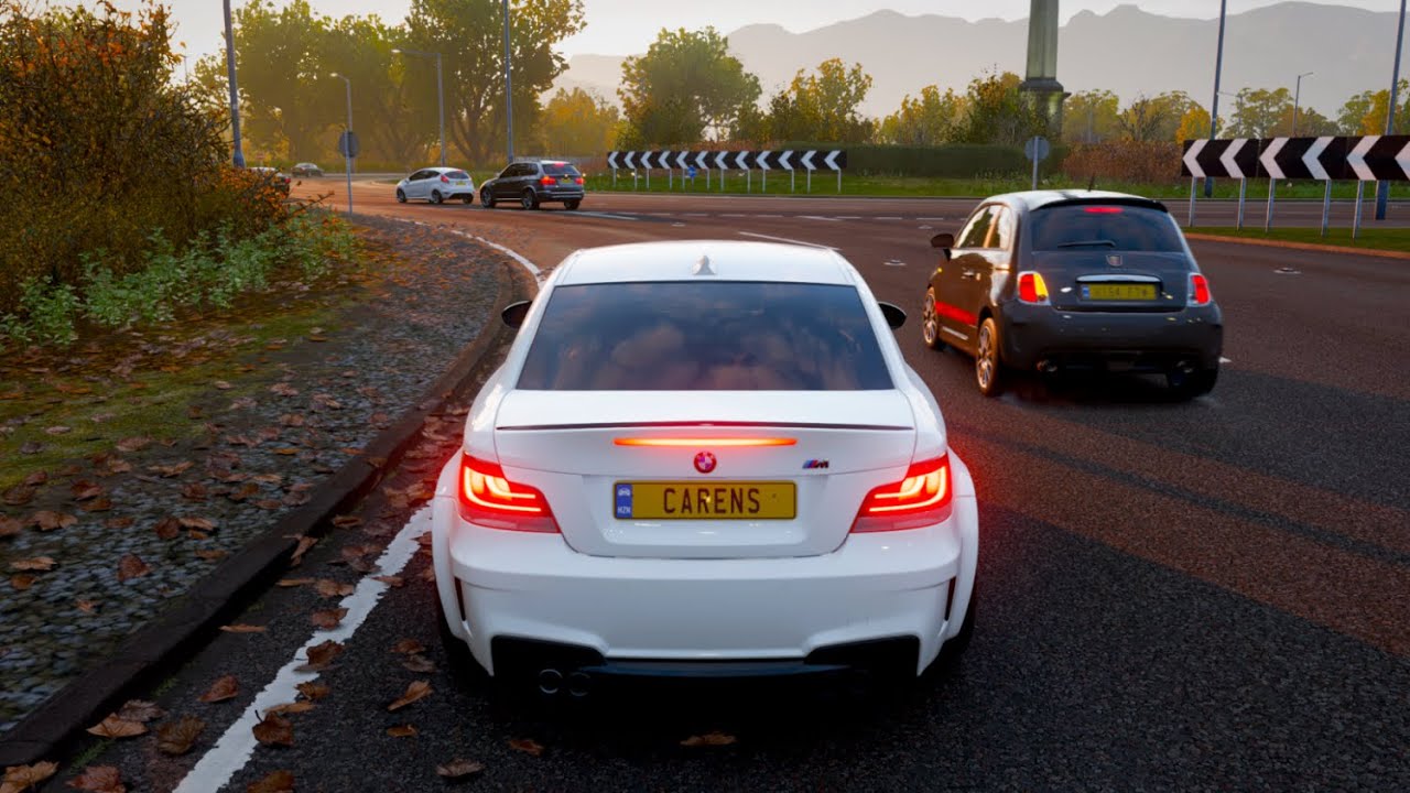 BMW 1M Coupe - Forza Horizon 4 | Steering wheel gameplay - YouTube