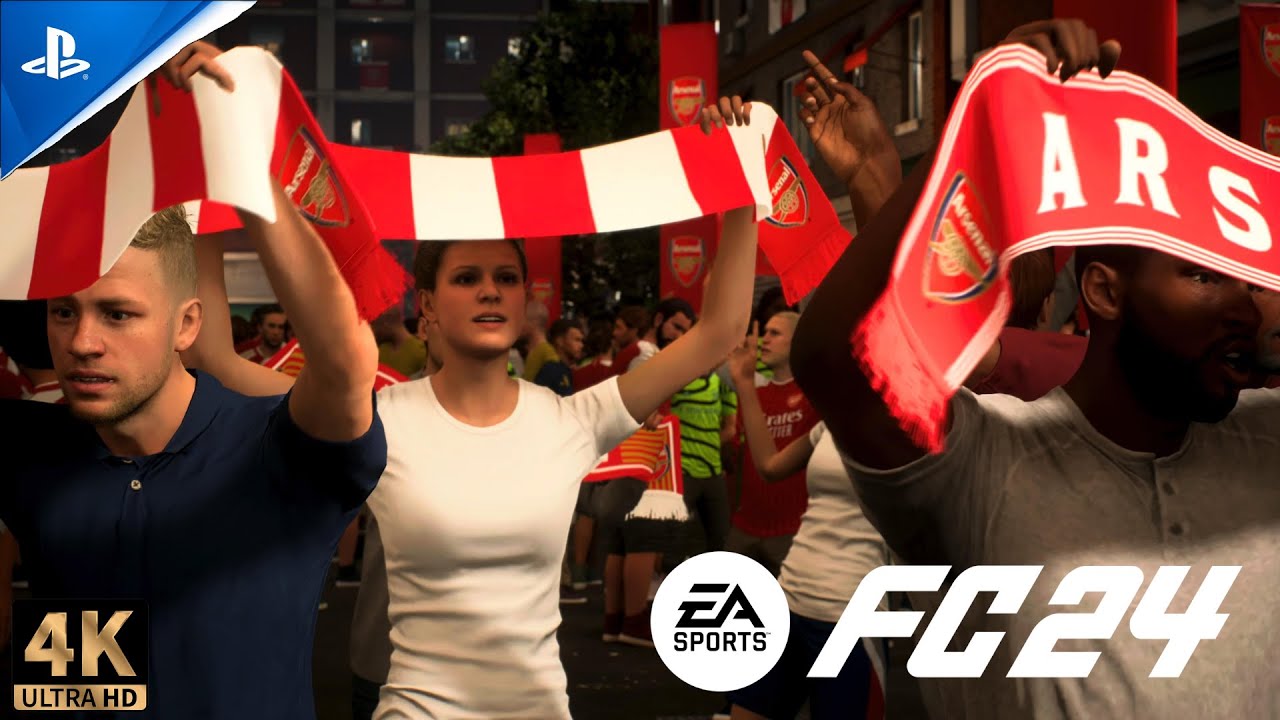 EAFC 24 | Arsenal vs Liverpool | UCL | PS5™️ | 4K | Realistic Sliders ...