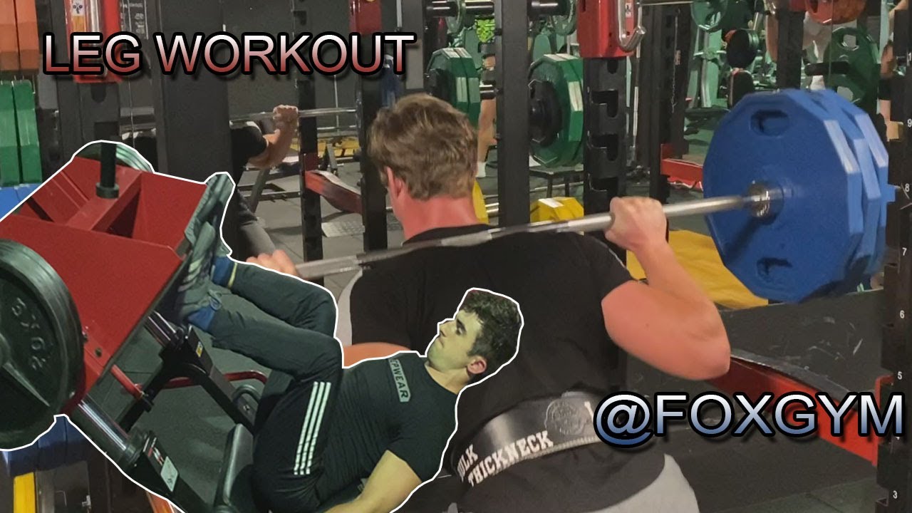High Volume Leg Workout Fox Gym Den Bosch Youtube