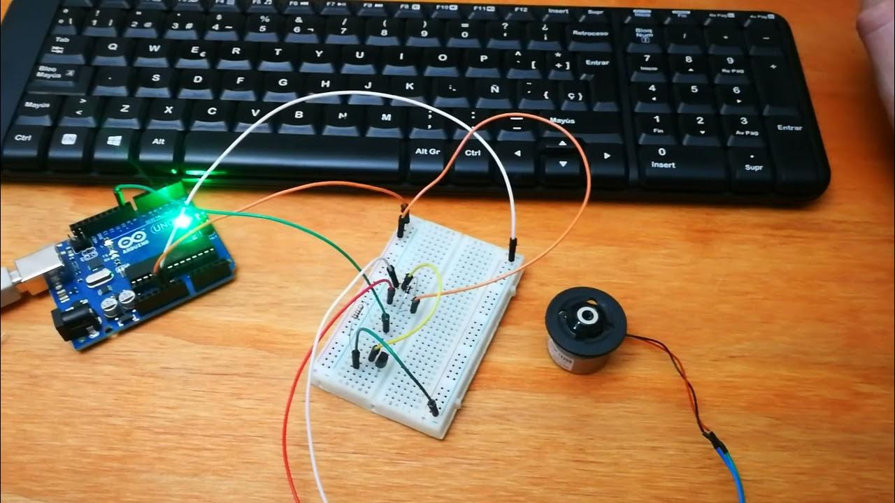 Control del motor DC desde puerto serial - Arduino - YouTube