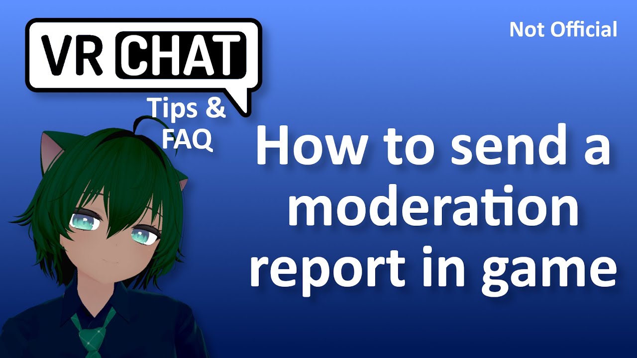 VRChat Tips: How report someone in game! - YouTube