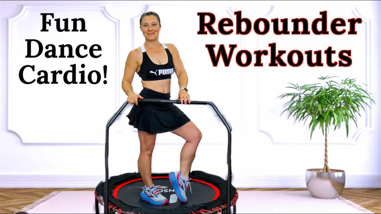 Rebounder workout beginner. Rebounder exercises for Weight Loss and ...