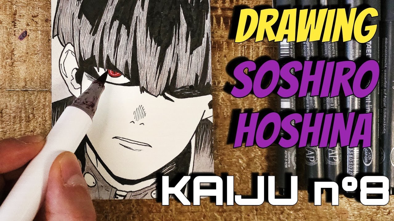 Drawing Soshiro Hoshina - KAIJU N°8 - YouTube