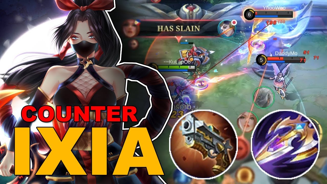 How To Counter " IXIA " | Hanabi Is The Key | Mobile Legends - YouTube