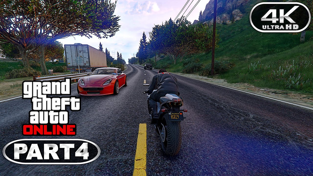 GTA Online 4K Gameplay Walkthrough Part 4 - No Commentary - YouTube