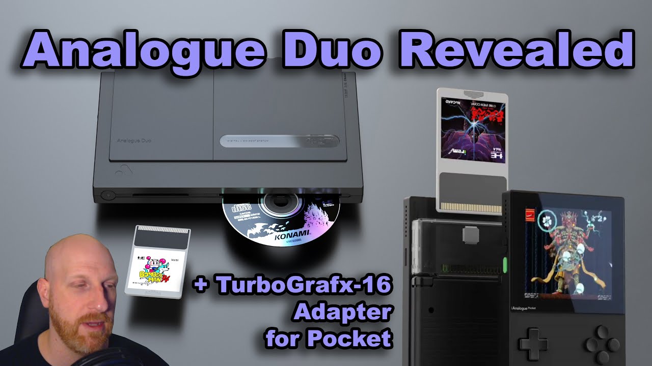 Analogue Duo Revealed Alongside TurboGrafx-16 Adapter for Pocket - YouTube