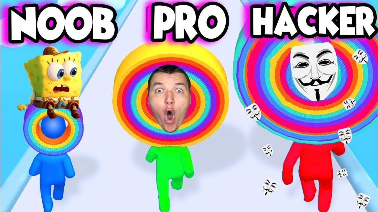 NOOB vs PRO vs HACKER w LAYER MAN! - YouTube