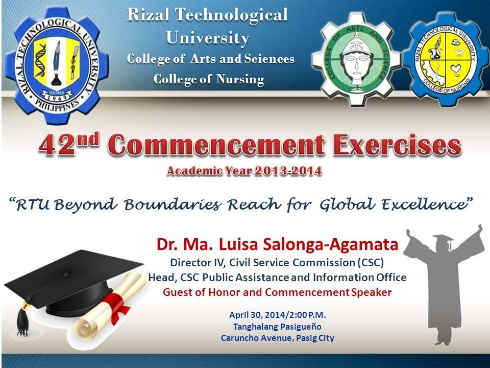 RTU CON and CAS grad batch 2014 - YouTube