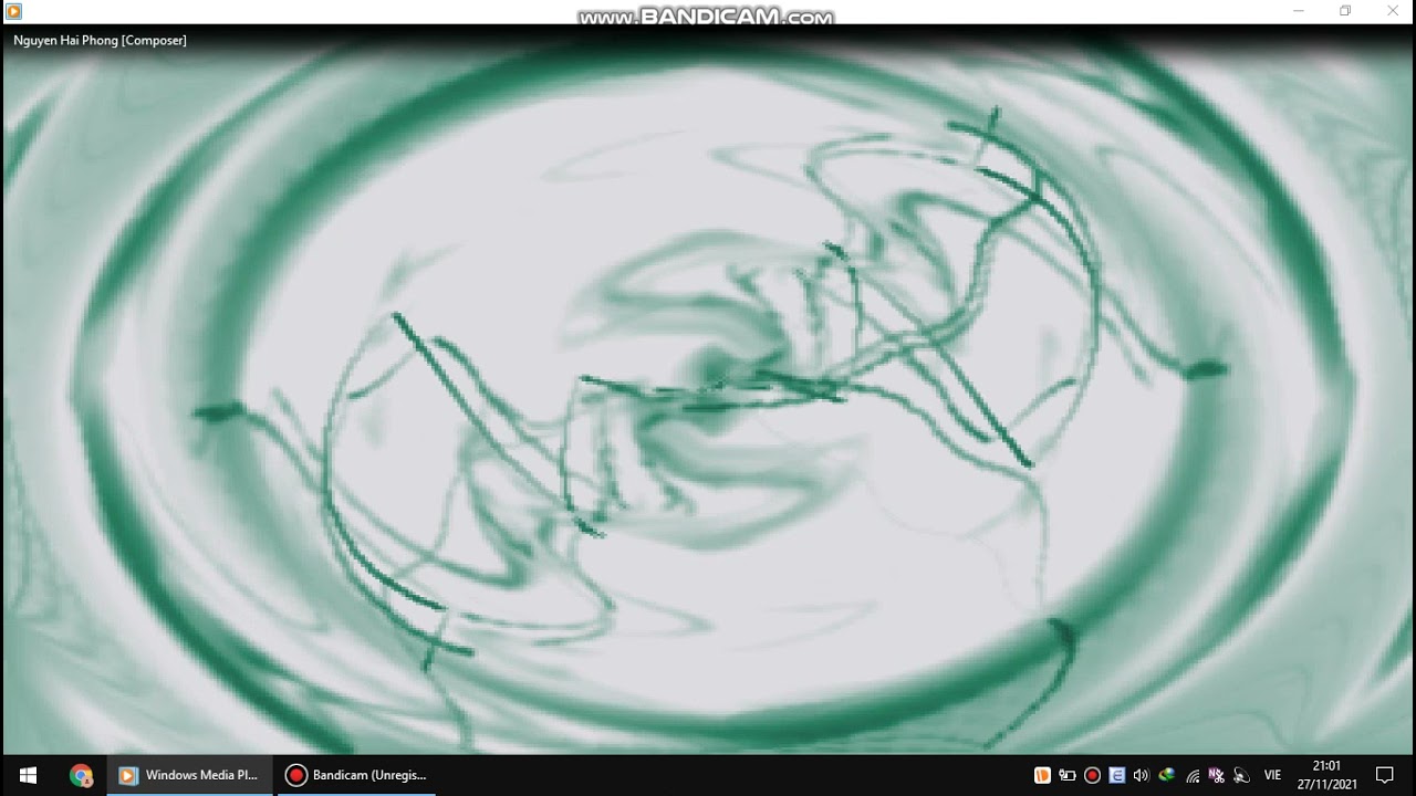 windows media player of visualization battery - hizodge - YouTube