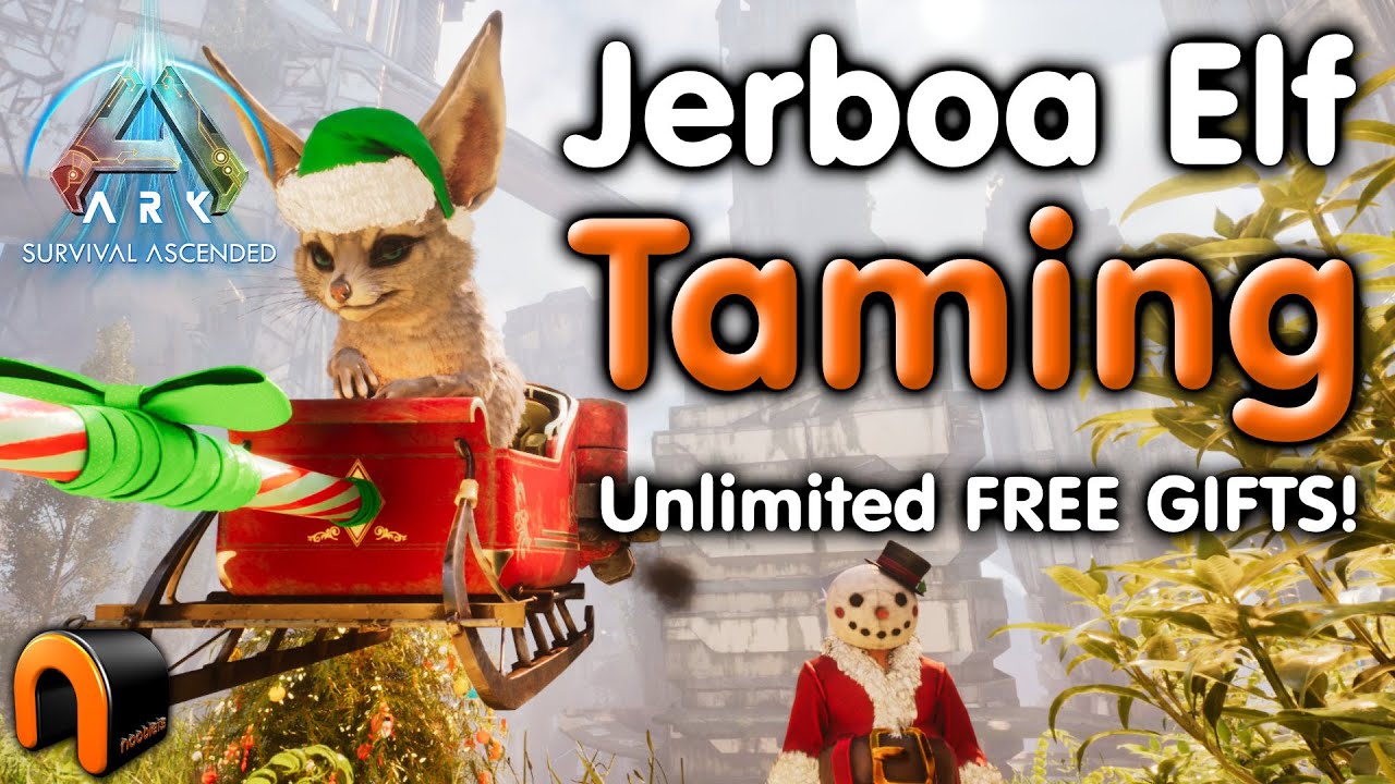 Ark JERBOA ELF TAMING - FREE ENDLESS Mistletoe & Coal To Build ...