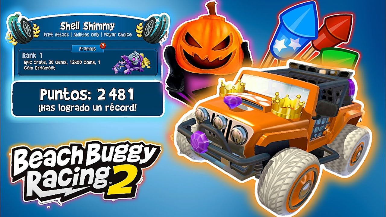 Como Ganar El Evento Shell Shimmy 🌀 Beach Buggy Racing 2 / Machete 🔪 ...