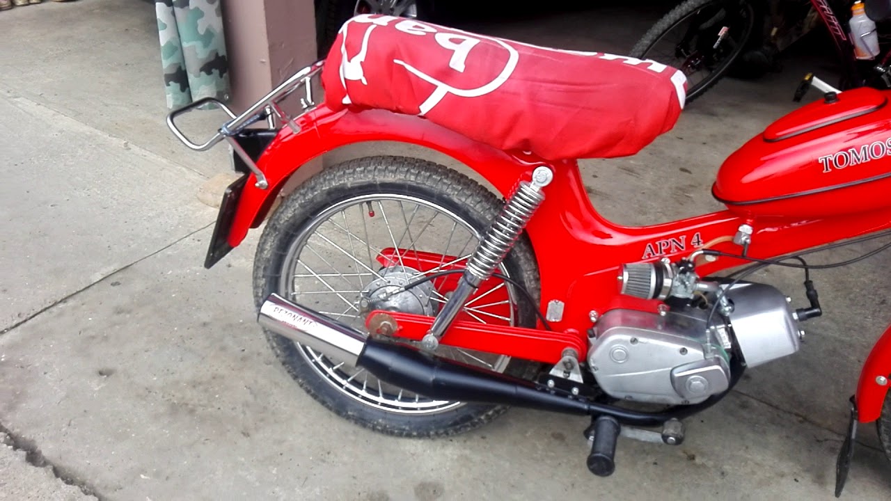 Tomos apn 4 novi auspuh - YouTube